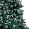 vidaXL Christmas Tree Artificial Xmas Tree with Pine Cones and White ...