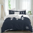 4 Piece Duvet Cover Set Queen, Japanese Fish Bones Soft Breathable ...