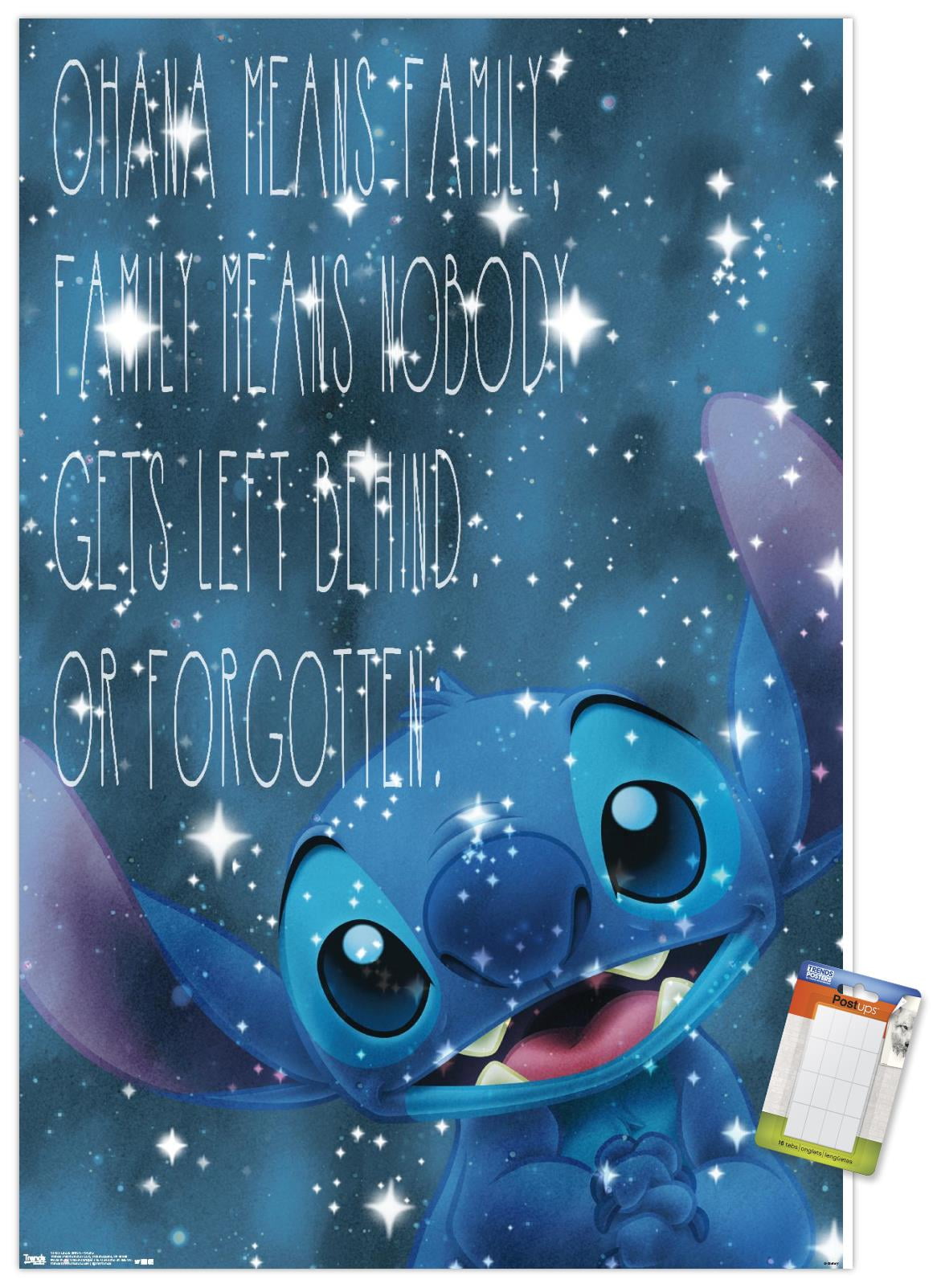 Disney Lilo and Stitch - Ohana Wall Poster, 22.375" x 34" - Walmart.com