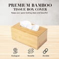 Design Tissue Box Holder, Modern, Minimalist, and Durable Wooden Bamboo ...