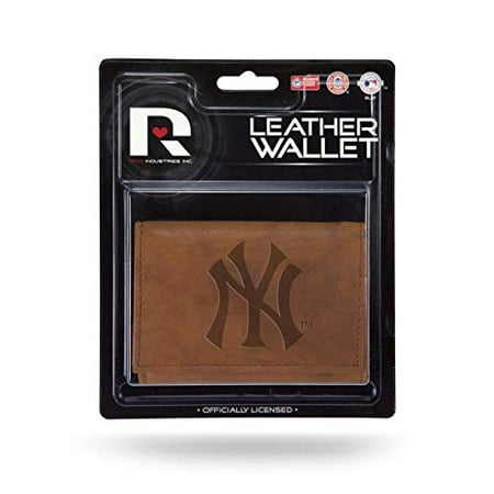 Rico New York Yankees Official MLB Leather Trifold Wallet Industries ...