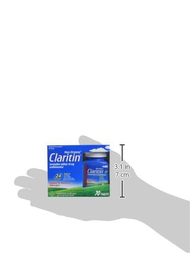 Buy Claritin 24 Hour Non-Drowsy Allergy Tablets, 10 mg, 70 Count Online ...