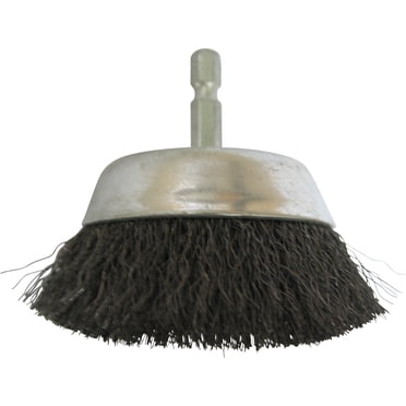 Forney Cup Brush Knotted, 2-3/4 Inch x .020 Inch x 5/8 Inch-11 Arbor ...