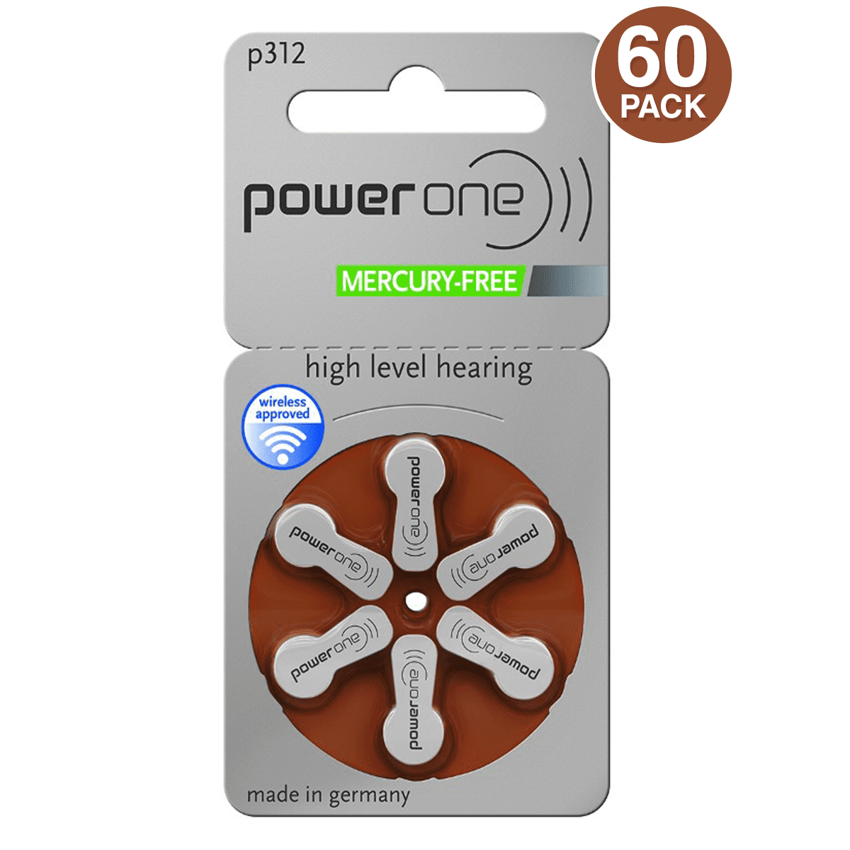 Click here for Power-One Hearing Aid Battery Powerone Size 312 60... prices