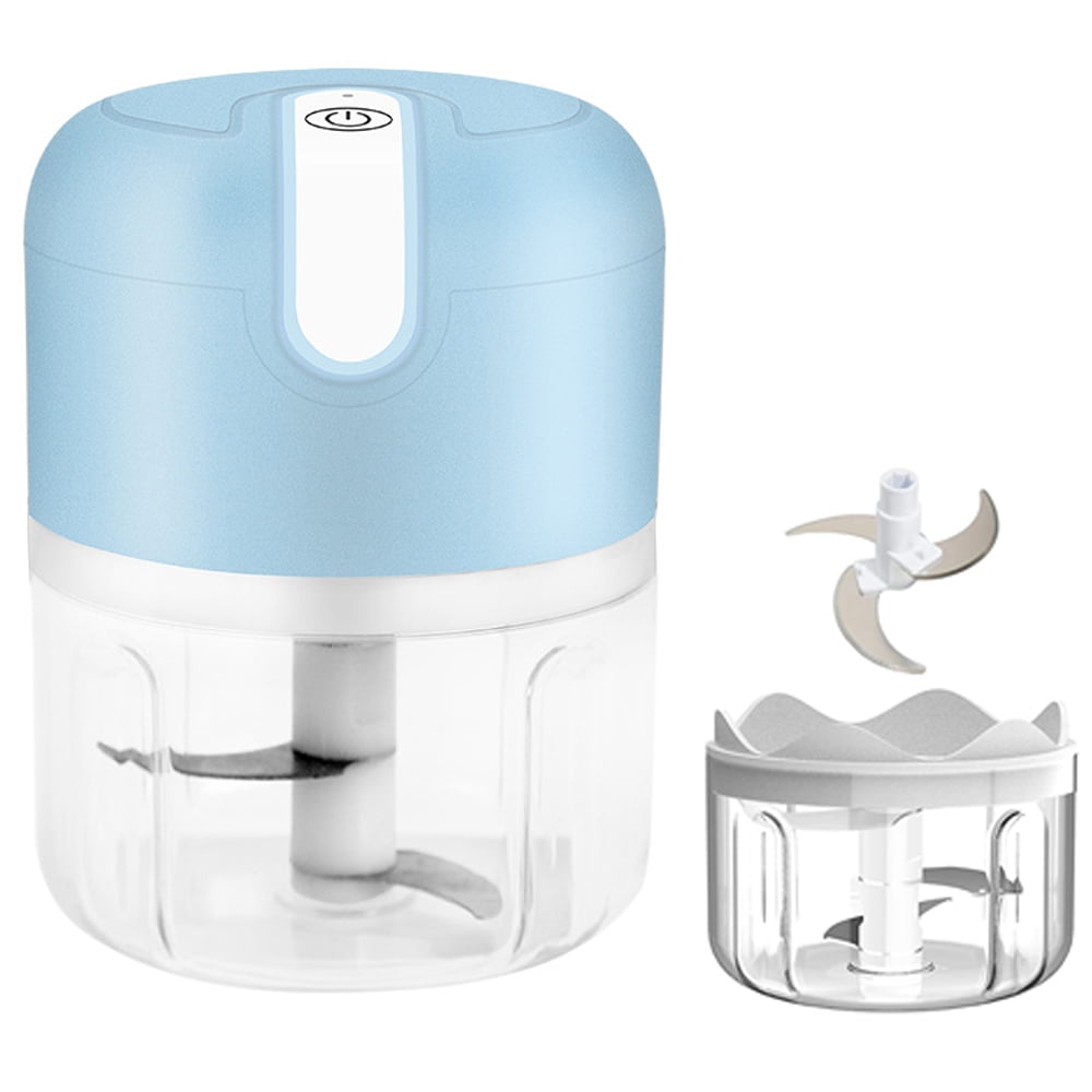 Electric Mini Garlic Chopper – Small Wireless Food Processor Portable ...