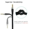 HyperX Cloud Alpha Gaming Headset Replacement Cable, Nylon Braided Wire ...
