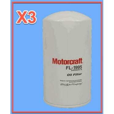 3 Genuine FORD Engine Oil Filter Motorcraft FL-500S Replace OEM ...