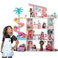 LOL Surprise OMG Doll Playhouse, Real Wood, 85+ Surprises, Pool, Slide ...