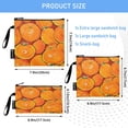 Set of 3 Reusable Storage Bags with Zipper , Food Storage & Bread ...