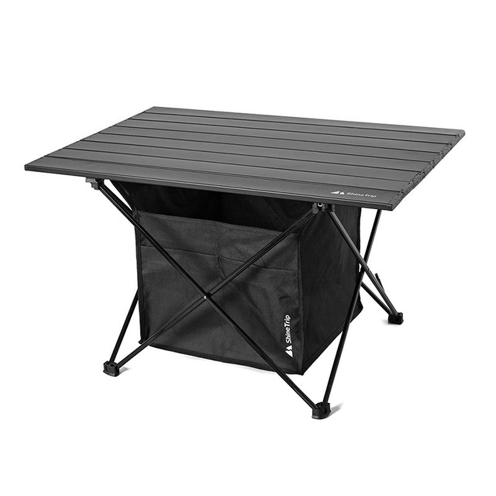 Outdoor Folding Picnic Table with Seat Pocket Camping Desk with ...