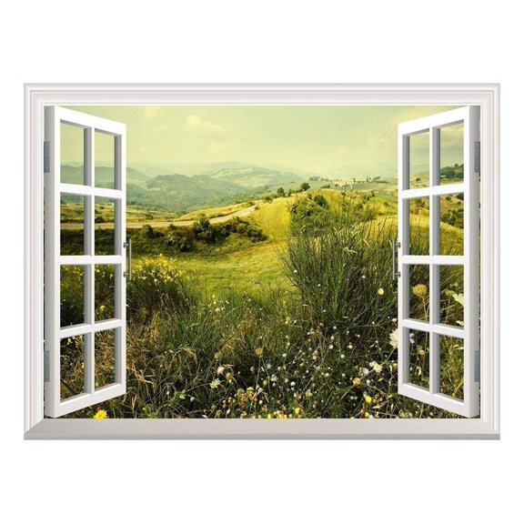 wall26 Removable Wall Sticker/Wall Mural - Cherry Blossom in Spring ...