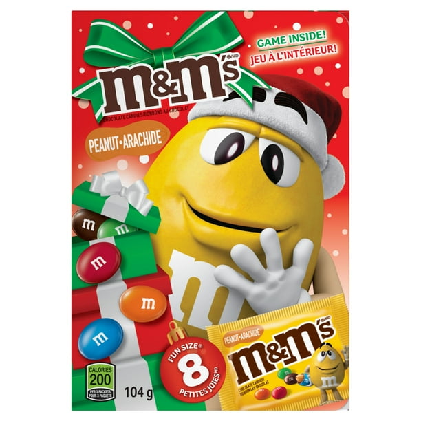 M&M'S, Christmas Peanut Milk Chocolate Holiday Storybook, 8 Fun Size ...