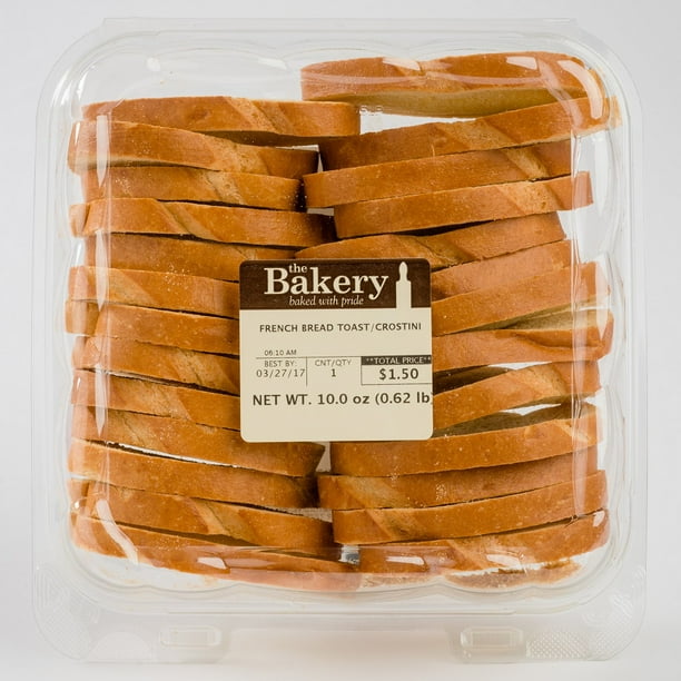 The Bakery at Walmart French Bread Toast Crostini, 10 oz - Walmart.com