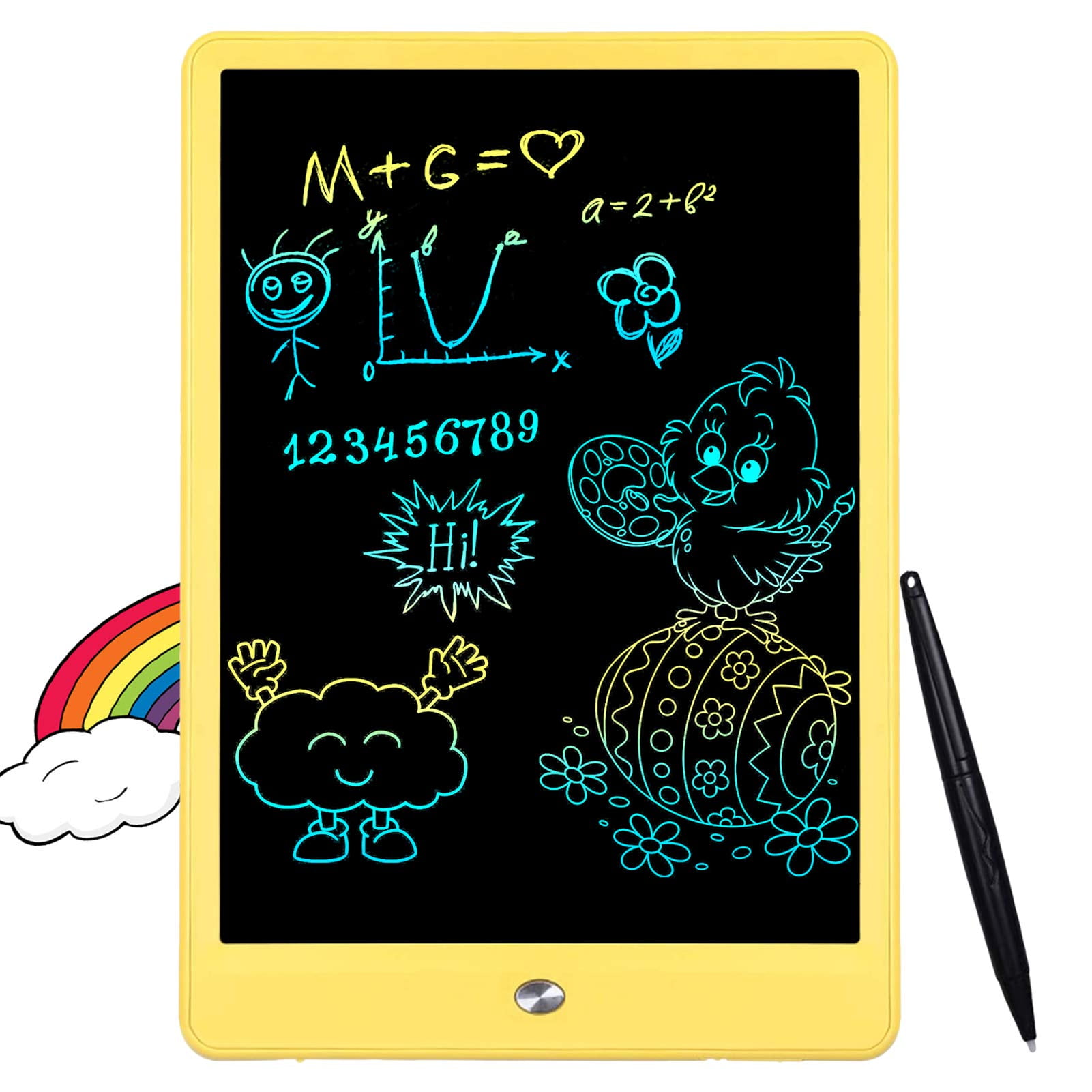 LCD Writing Tablet 8.5 Inch Drawing Pad, Colorful Screen Doodle and ...
