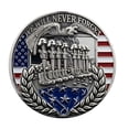Patriotic Flag Coin, Commemorative Thank You For Service Military ...