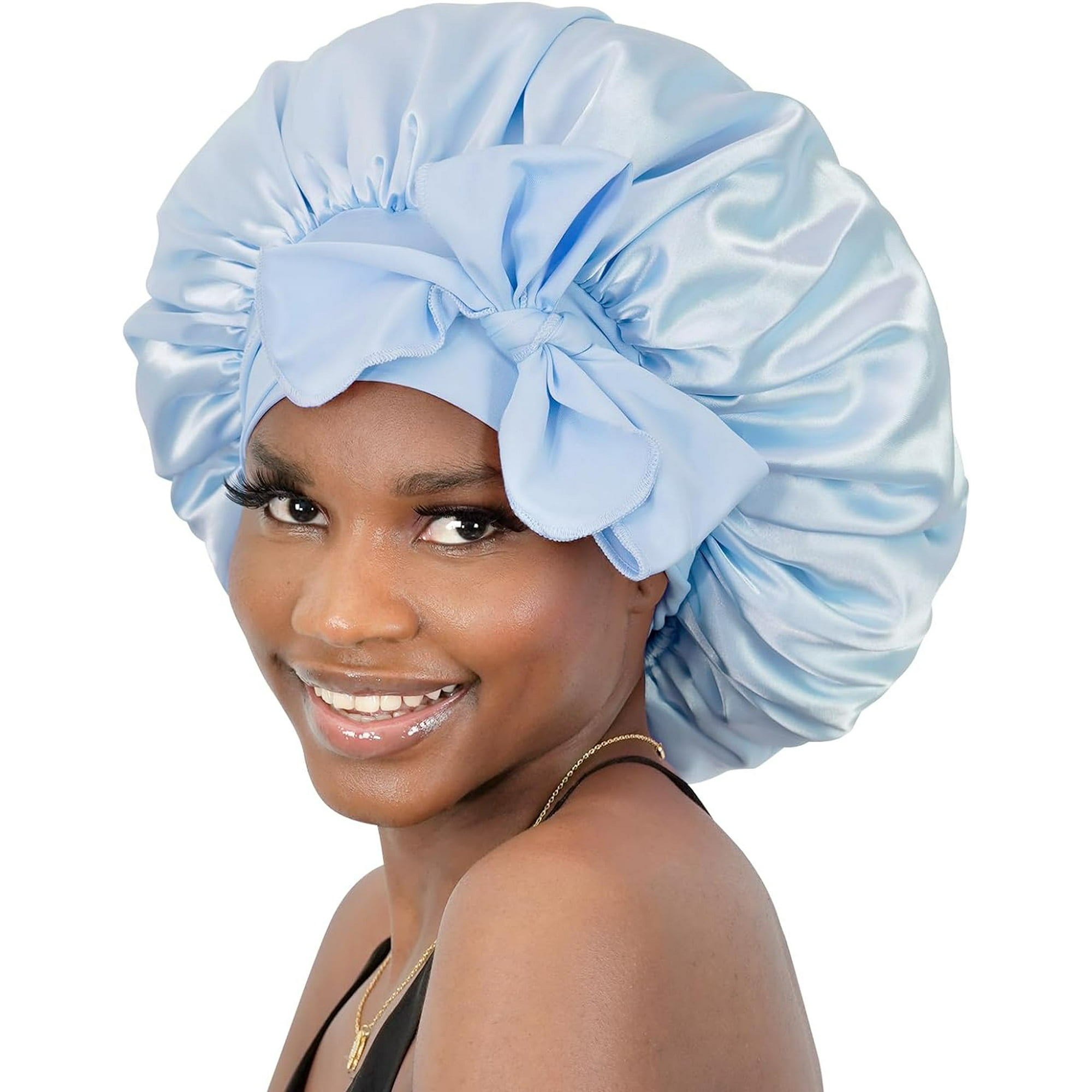 Click here for Laicaiw Silk Bonnet For Sleeping Satin Bonnet Hair... prices