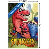 Marvel Spider-Rex - Portrait Wall Poster, 22.375" x 34" - Walmart.com