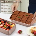 Bread Loaf Pans Set of 12, 9x5 Inch Stainless Steel Baking Pans for ...