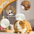 Guinea Pig Chef Hat - Hand Knitted Small Animal Cooking Chef Cap with ...