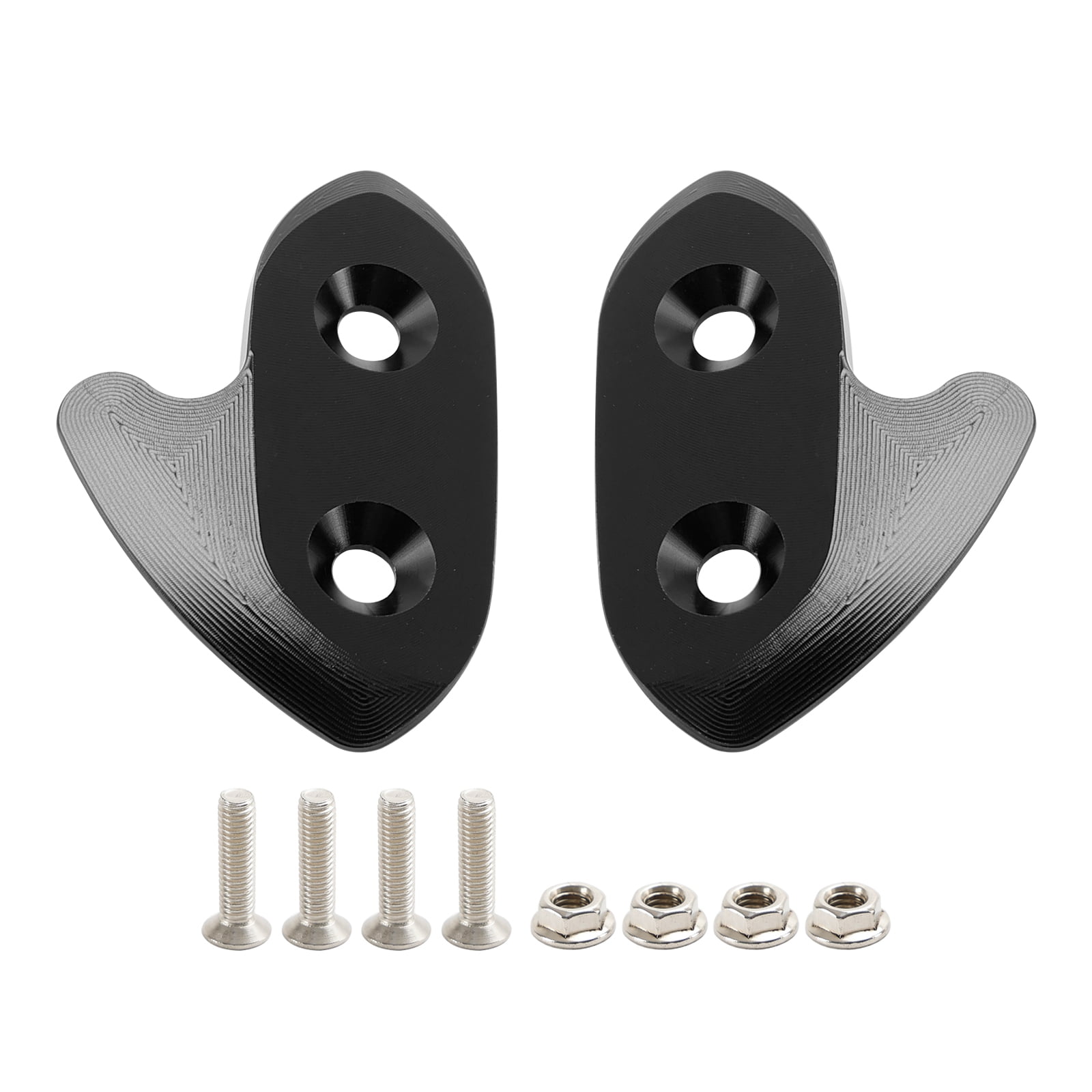 Click here for Motorgenic Cnc Aluminum Black Mirror Block Off Pla... prices