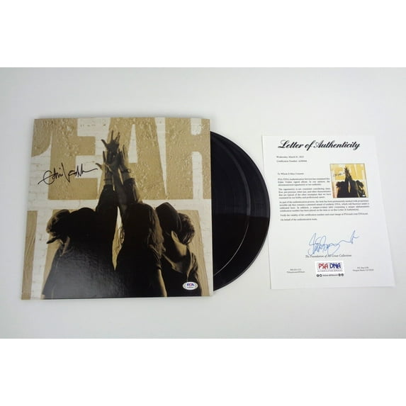 Eddie Vedder Pearl Jam Signed Autograph Ten Vinyl Record Album PSA/DNA ...