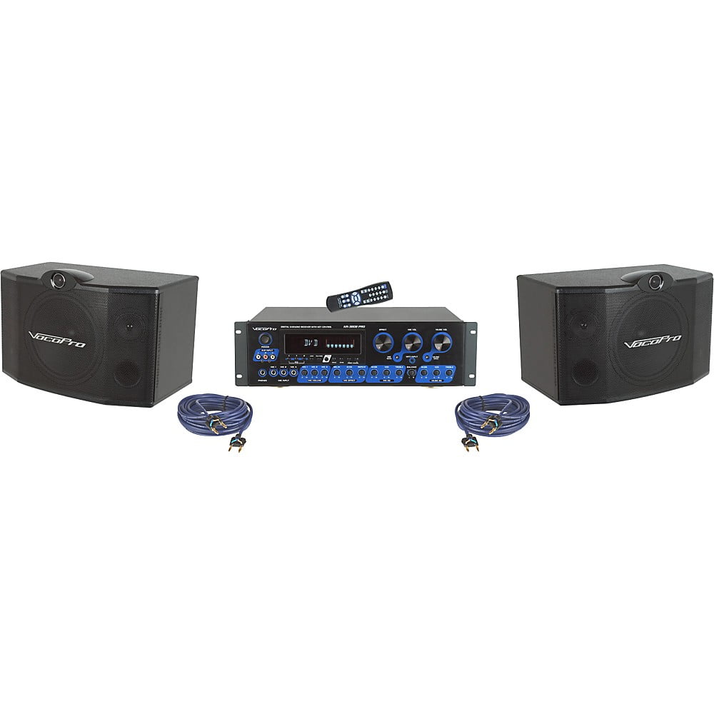 VocoPro KRS-3 Karaoke Mixer and Speaker Package - Walmart.com