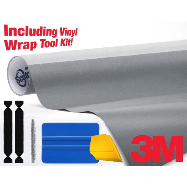 3M Gloss Sterling Silver 1080 Air-Release Vinyl Wrap Roll - Including ...