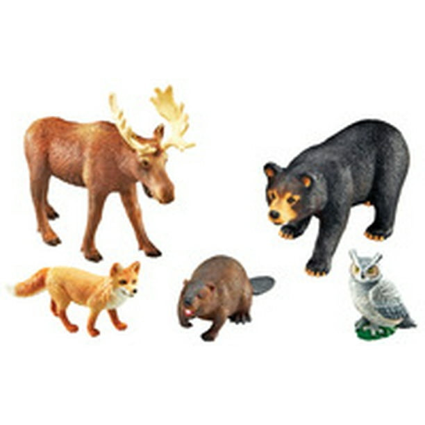 Learning Resources Assorted Jumbo Forest Animals, Set of 5 - Walmart.com Learning Resources Assorted Jumbo Forest Animals, Set of 5 - Walmart.com
