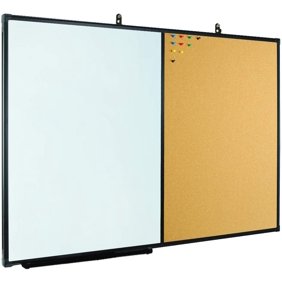 Combination Bulletin Board and Literature Rack for Wall Mount Use ...