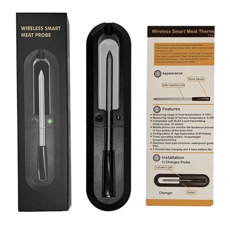 Cooking Thermometer Meat Temperature Meter BBQ Wireless Temperature ...