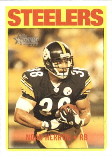 2005 Topps Heritage #258 Noah Herron RC NFL Football Trading Card ...
