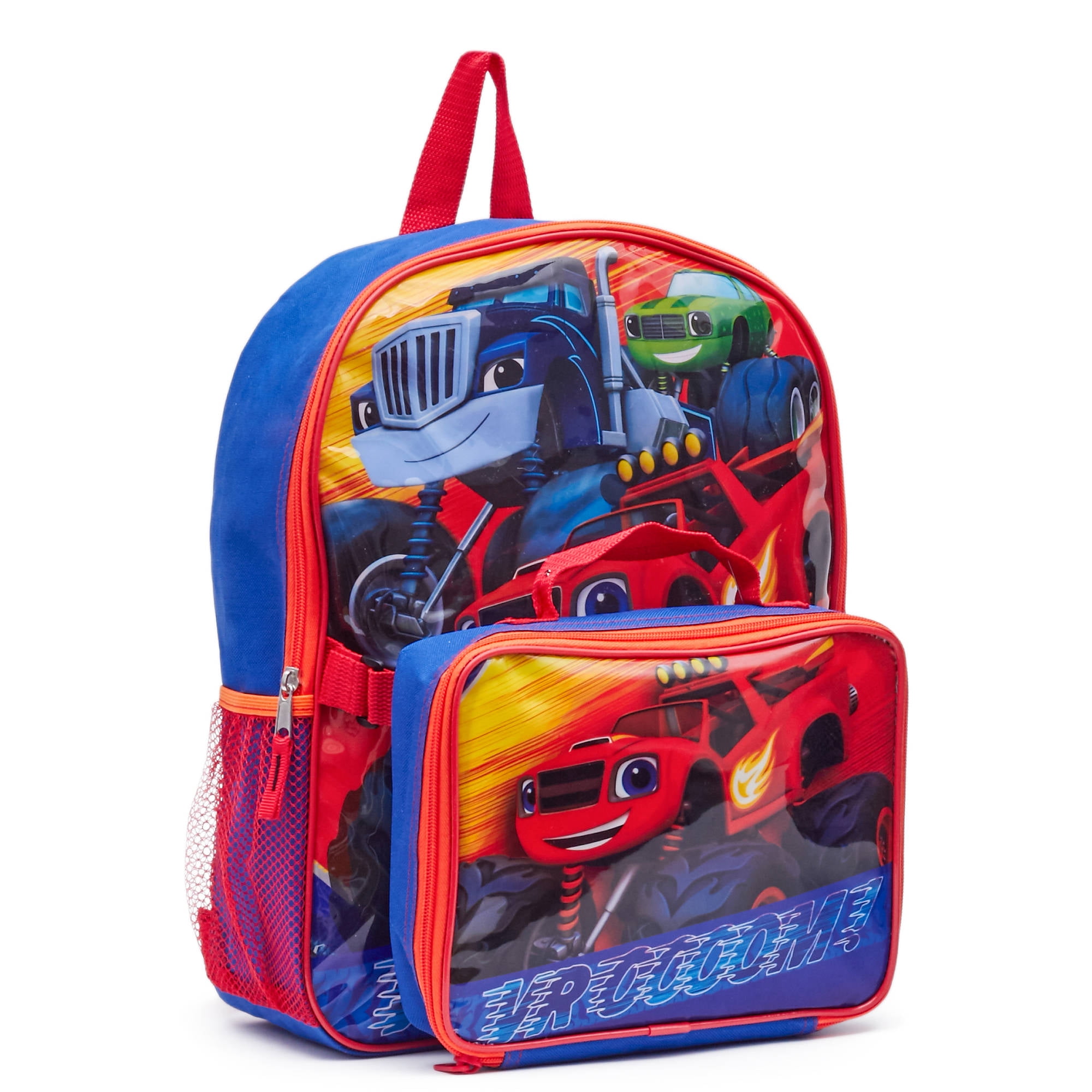 Backpack - Blaze - Vroom w/Lunch Bag 16' School Bag New 849587 ...