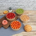 17 oz Disposable Kraft Paper Bowls with Lids, Food Containers for Soup ...