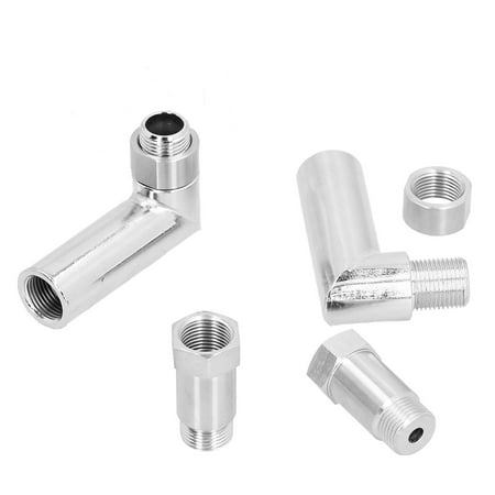 O2 Sensor Bung, M18x1.5 1.8in Fix Check Engine Light Universal 90 ...