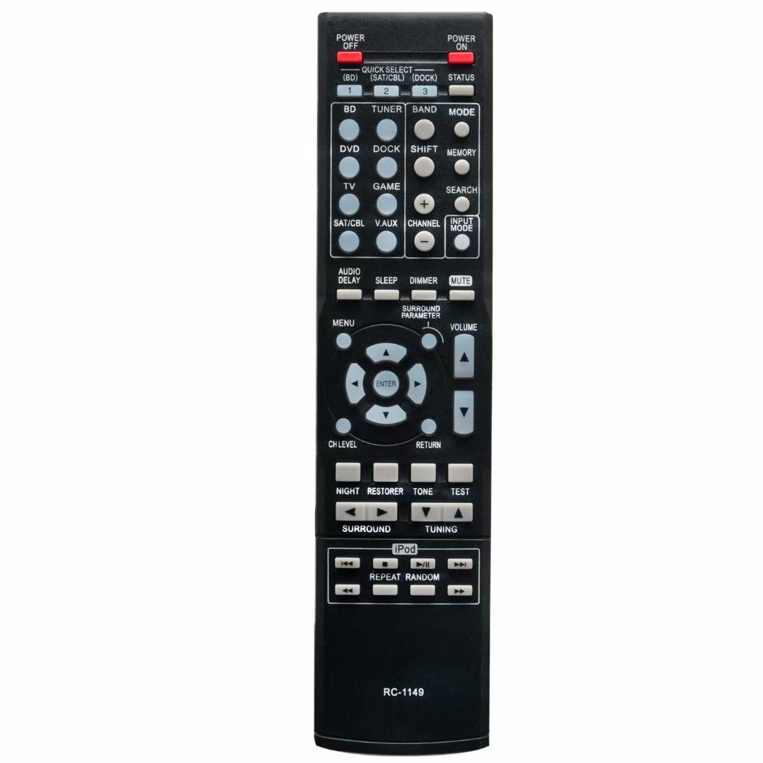 New RC-1149 Remote Control for DENON AV Receiver AVR-591 AVR-930 AVR-390 AVR-391 - Walmart.com