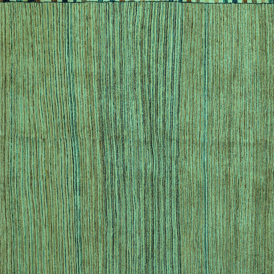 Ahgly Company Indoor Square Oriental Turquoise Blue Modern Area Rugs, 5 ...