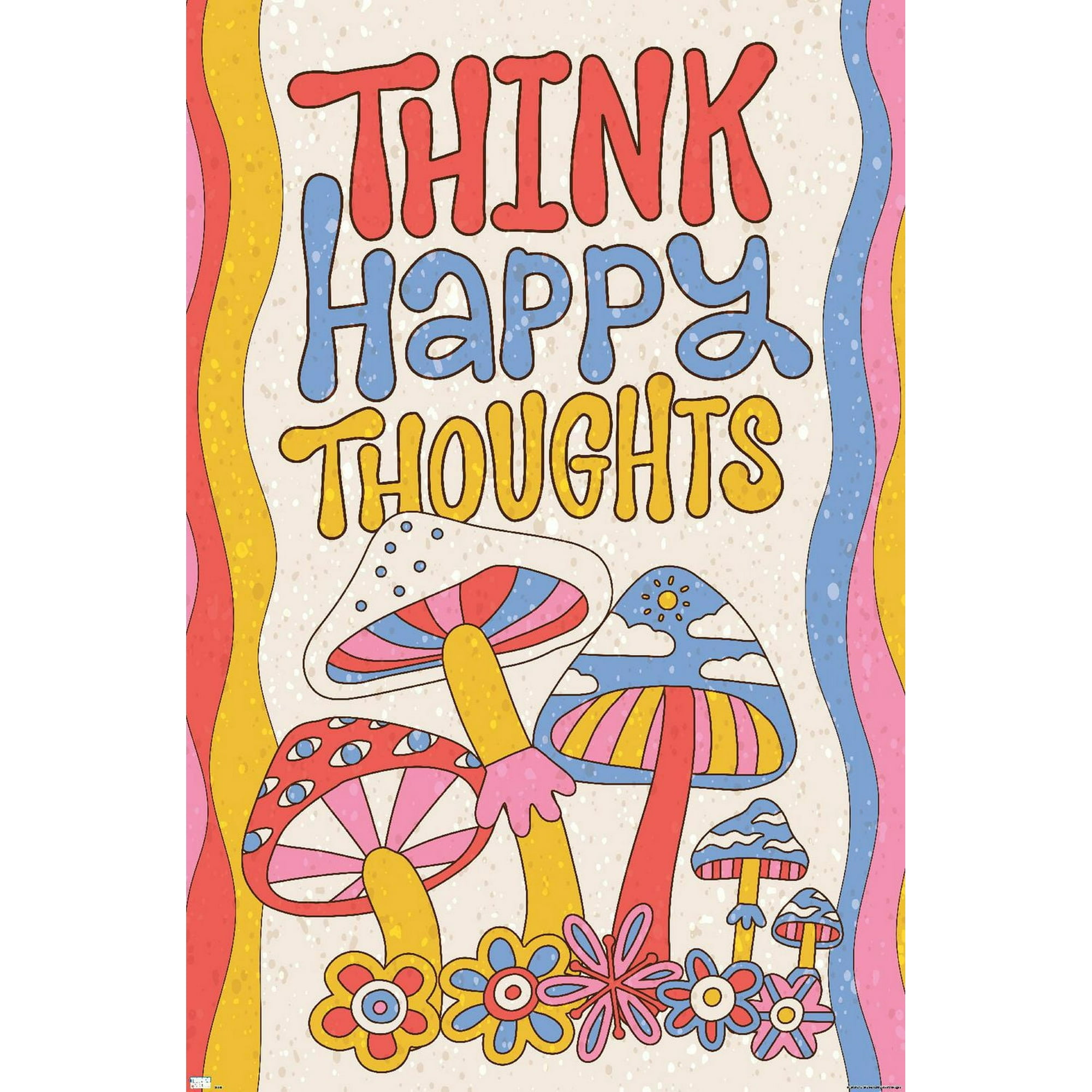 Click here for Trends International Mushrooms - Think Happy Thoug... prices