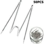 Advantus Hanging Panel Wall Wire Hooks, Silver, 25 Hooks/Pack 75370 ...