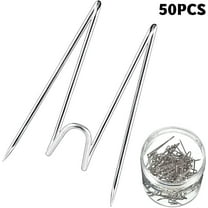 Advantus Hanging Panel Wall Wire Hooks, Silver, 25 Hooks/Pack 75370 ...