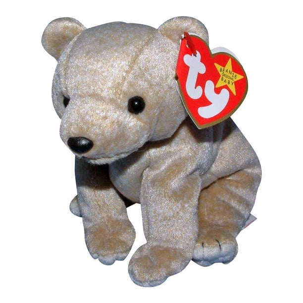 Ty Beanie Baby: Almond the Bear | Stuffed Animal | MWMT - Walmart.com