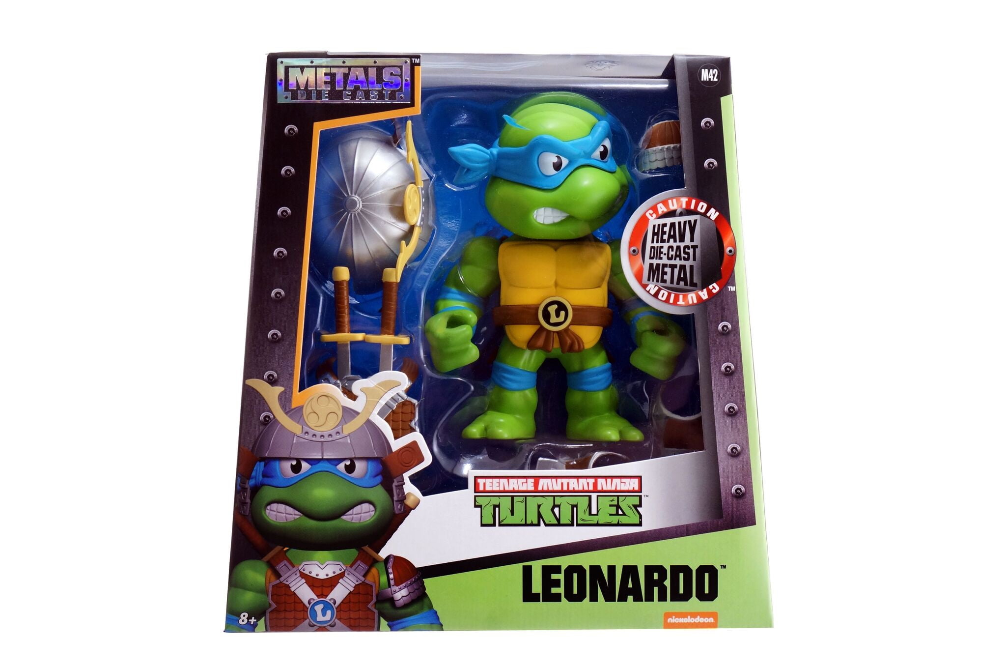 6” METALS TMNT: Leonardo with Samurai Armor & Accessories - Walmart.com