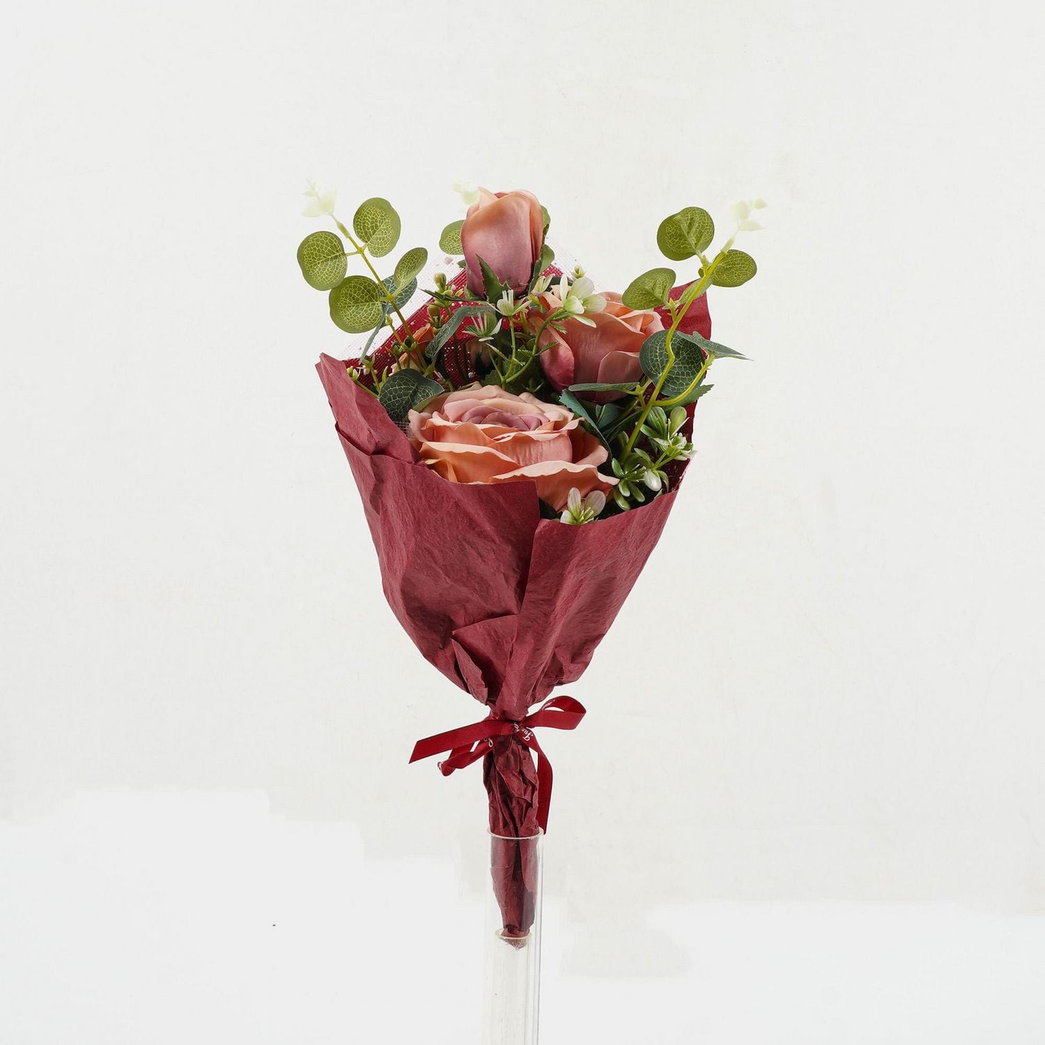 Click here for Lerman Décor Lerman Decor Pink Rose Bouquet prices
