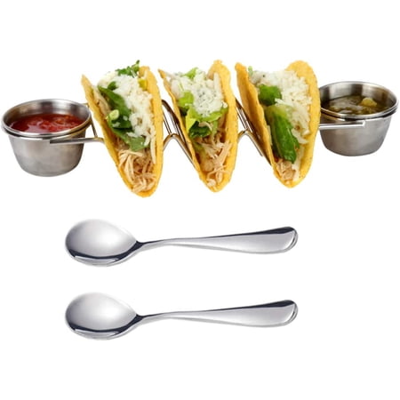 Tatum88 Stainless Steel Taco Shell Stand Up Holder Taco Holder Metal ...