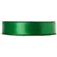 Offray Ribbon, Emerald Green 5/8 inch Single Face Satin Polyester ...