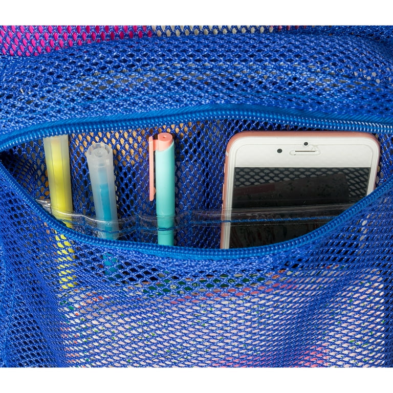 Blue Mesh Backpack