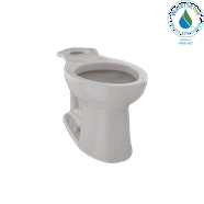 TOTO® Drake® Round TORNADO FLUSH® Toilet Bowl with CEFIONTECT ...