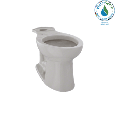 TOTO® Drake® Round TORNADO FLUSH® Toilet Bowl with CEFIONTECT ...