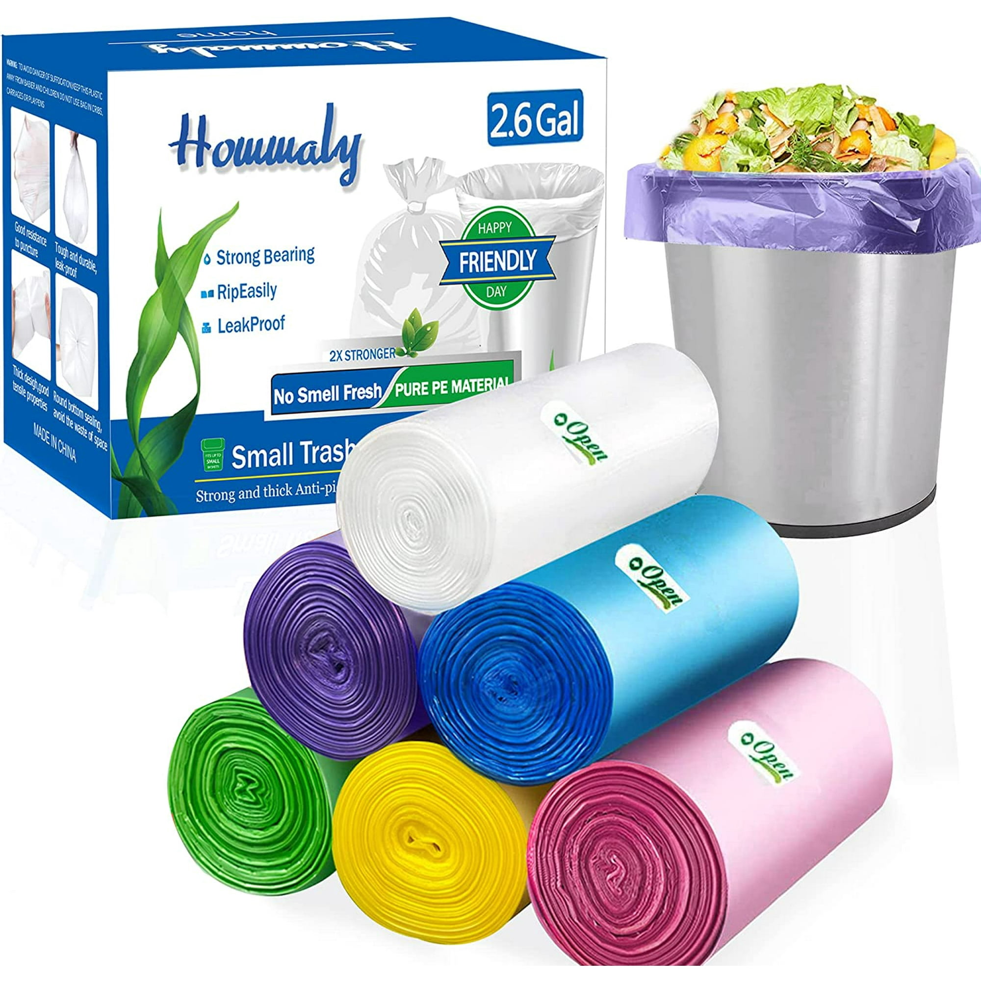 Click here for Hesignd 1.2 Gallon Multi Small Trash Bags garbage... prices