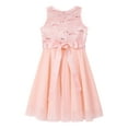 Yartina Girls Sparkle Belt Sequin Lace Flower Girl Bridesmaid Wedding