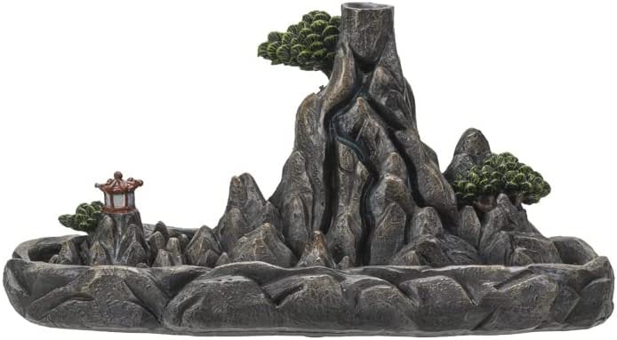 Asian Mountain Backflow Burner Holder Resin Figurine - Walmart.com